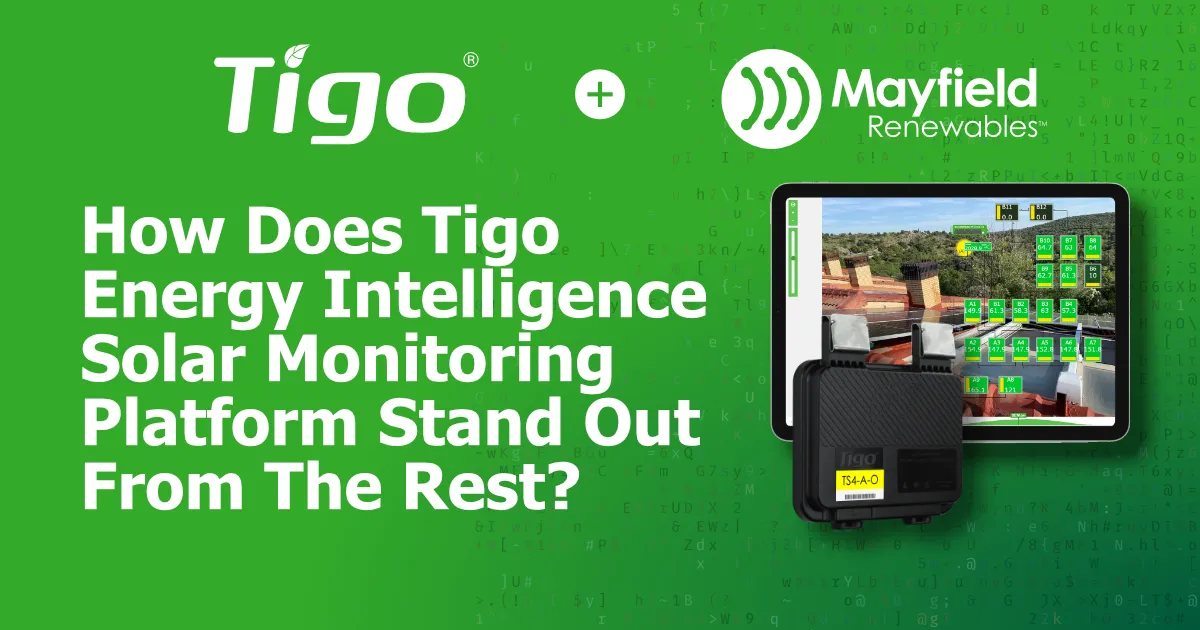How Does Tigo Energy Intelligence Solar Monitoring Platform Stand Out From The Rest?